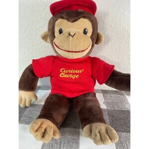 Curious George | Toys | Vintage Curious George Plush By Gund Red Shirt ...
